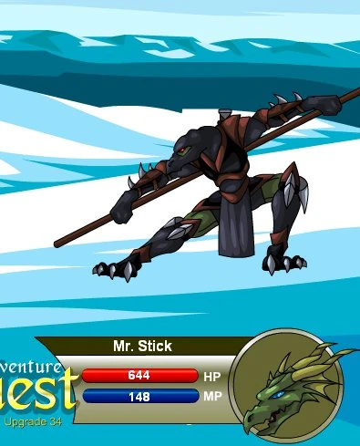 Mr. Stick | AdventureQuest Wiki | Fandom