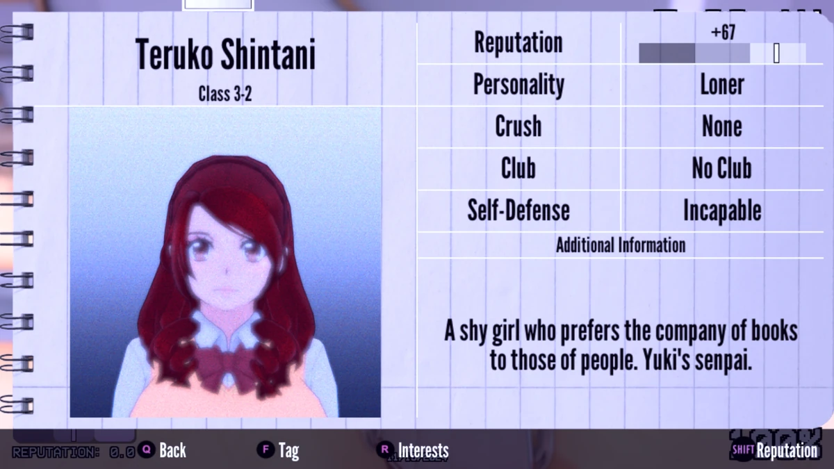 Teruko Shintani | AraStars Yandere Simulator Wiki | Fandom