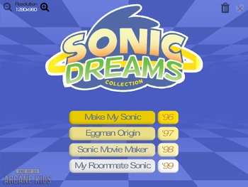 Sonic Dreams Collection | Arcane Kids Wiki | Fandom