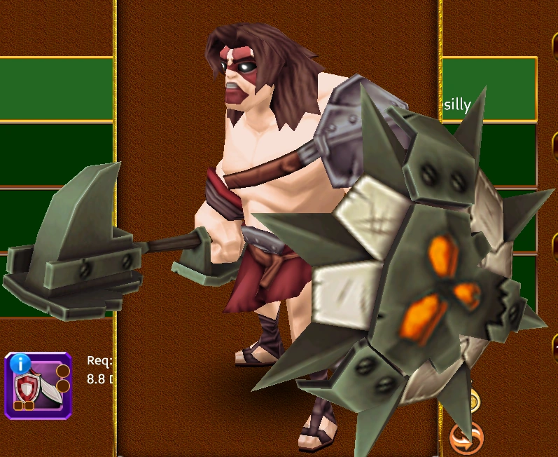 L1 Boulder Mace Bulwark of Will | Arcane Legends Wiki | Fandom