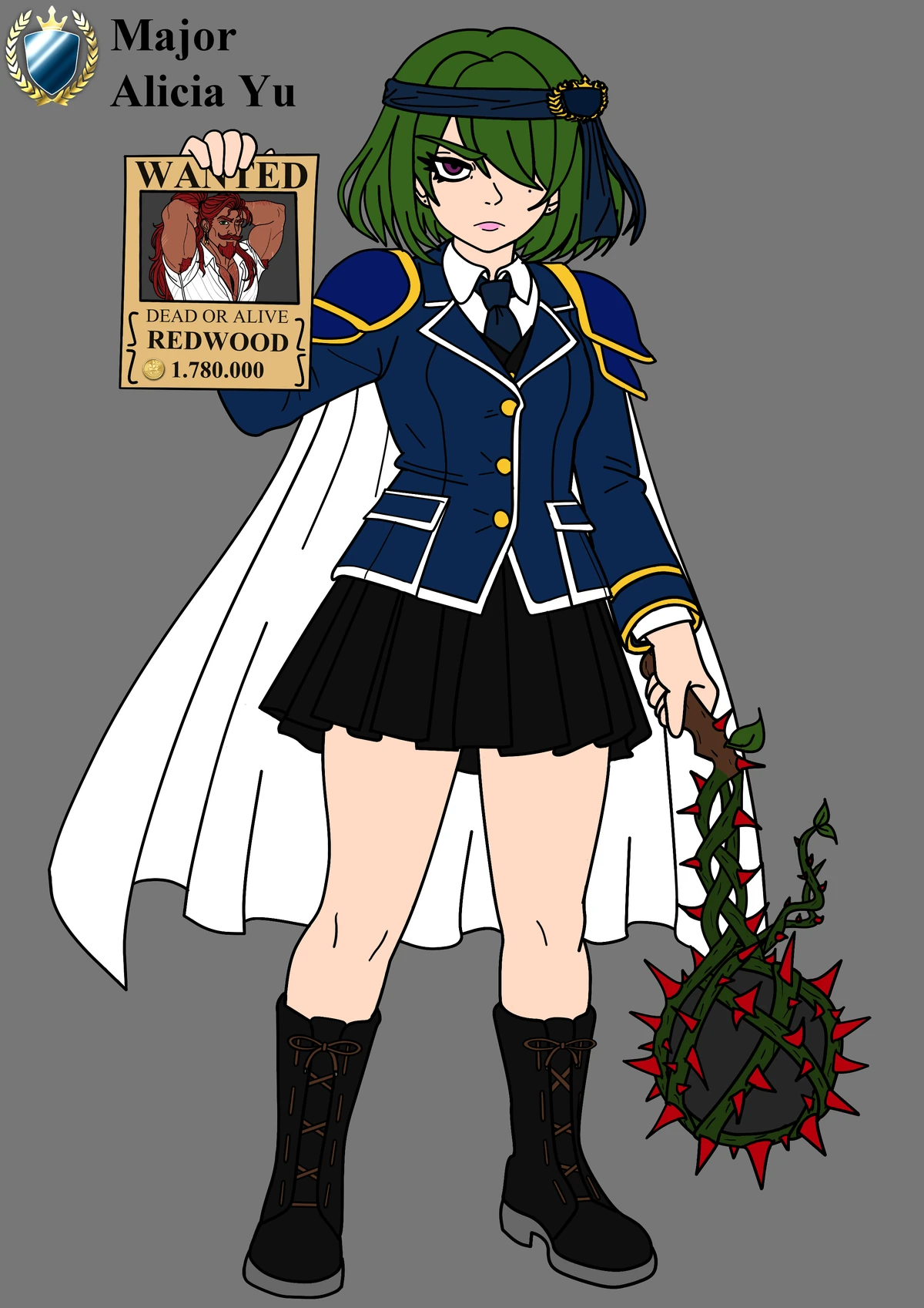 Major Alicia Yu, the Nymph | Arcane Odyssey OCs Wiki | Fandom