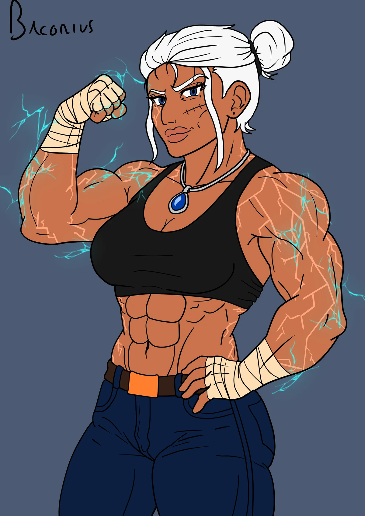 Aisha Caesar, the Bronze Amazon | Arcane Odyssey OCs Wiki | Fandom