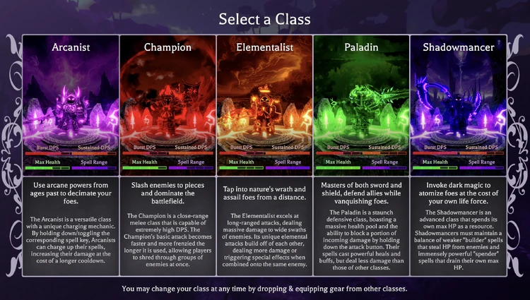 Classes | Arcane Conquest Wiki | Fandom