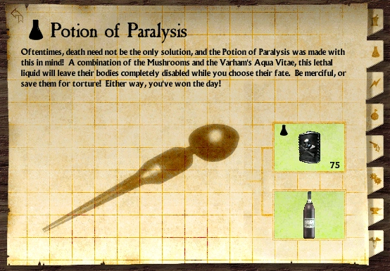 Potion of Paralysis | Arcanum: Of Steamworks and Magick Obscura Wiki ...