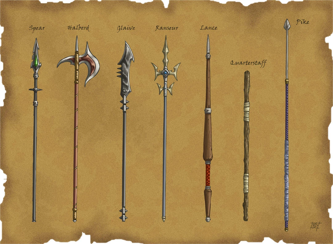 Armes d’hast / longues | Arcanum Wiki | Fandom