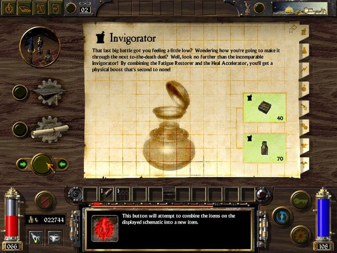 Invigorator | Arcanum: Of Steamworks and Magick Obscura Wiki | Fandom