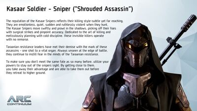 Kasaar Soldier - Sniper - ARC Continuum Wiki