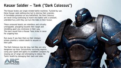 Kasaar Soldier - Tank - ARC Continuum Wiki