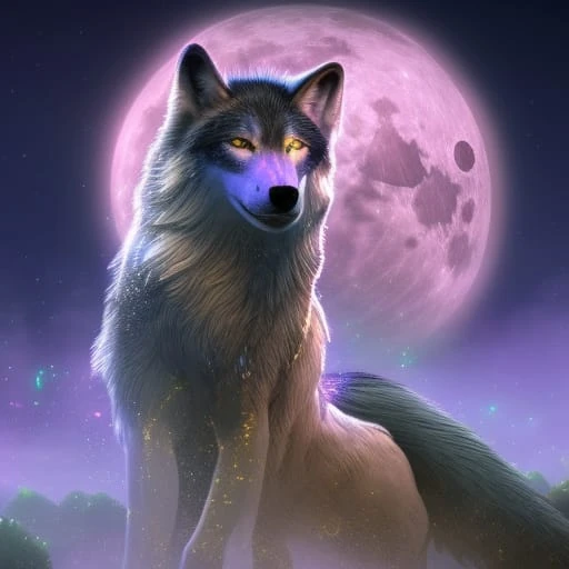 Celestial Moon Wolf | Archaian Lore Wiki | Fandom