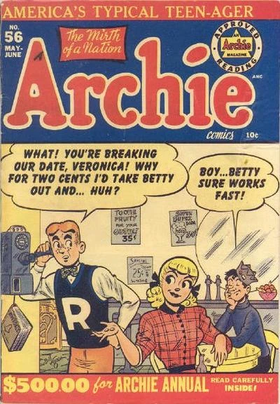 Archie Vol 1 56 | Archie Comics Wiki | Fandom