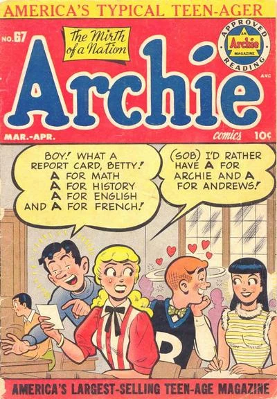 Archie Vol 1 67 | Archie Comics Wiki | Fandom