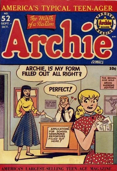 Archie Vol 1 52 | Archie Comics Wiki | Fandom