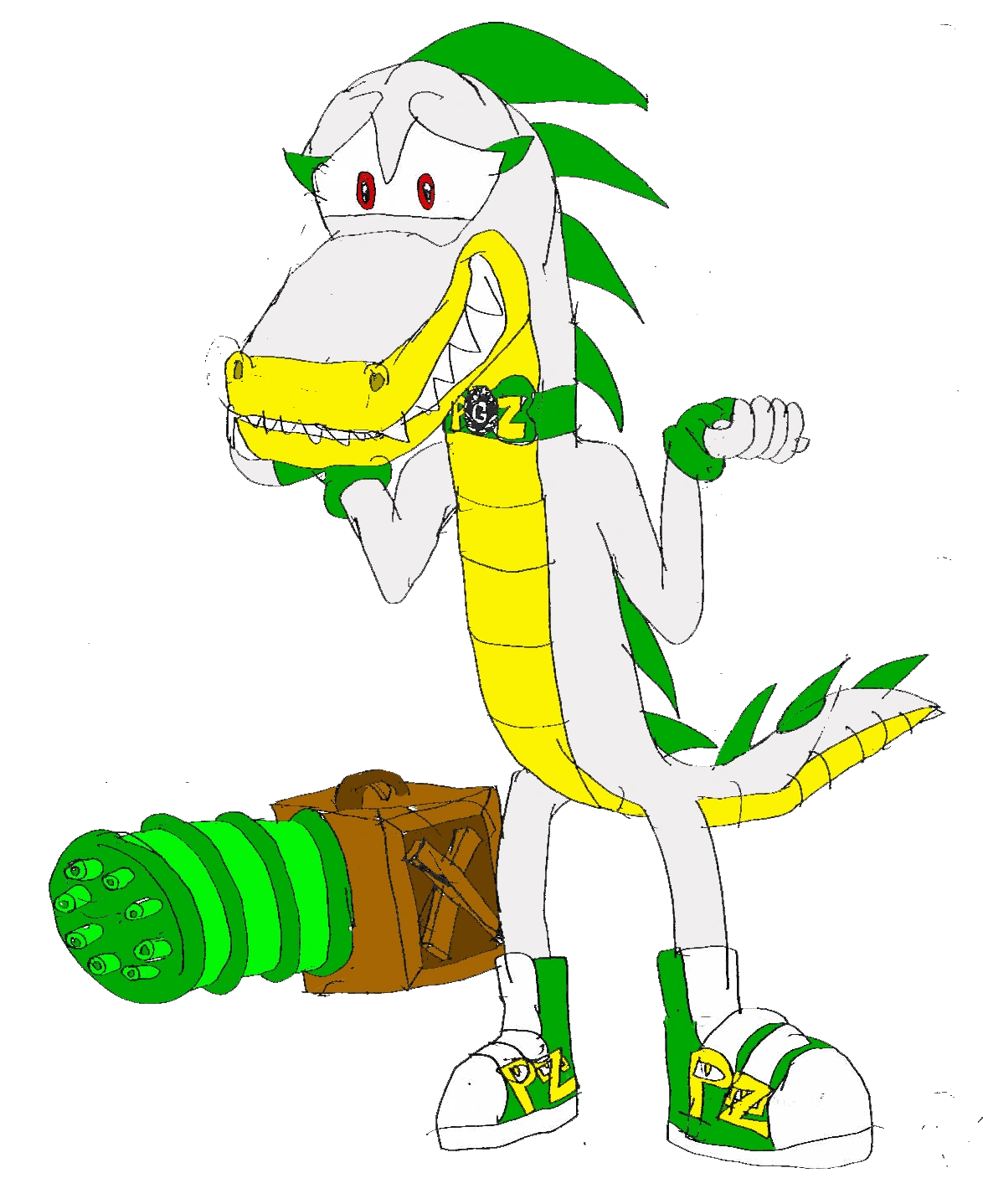 Platinum Zilla | Archie Comics Sonic Fanon Wiki | Fandom