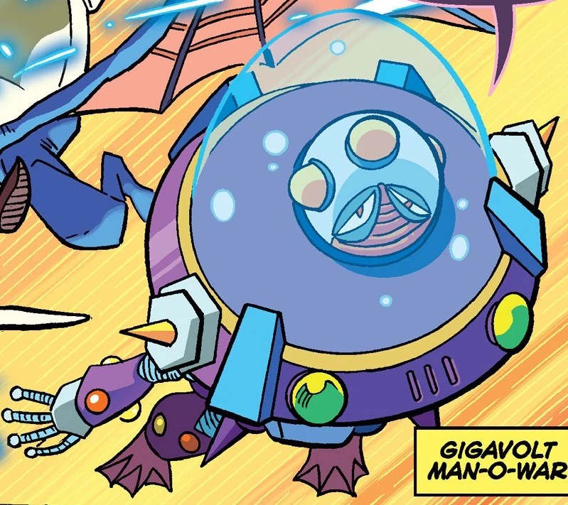 Gigavolt Man-O-War | Mega Man Comics Wikia | Fandom