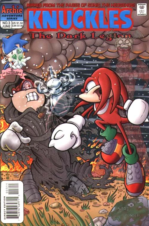 Archie Knuckles the Echidna Issue 3 | Mobius Encyclopaedia | Fandom
