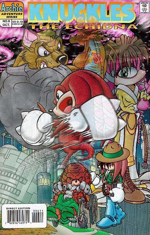 Archie Knuckles the Echidna Issue 6 | Mobius Encyclopaedia | Fandom