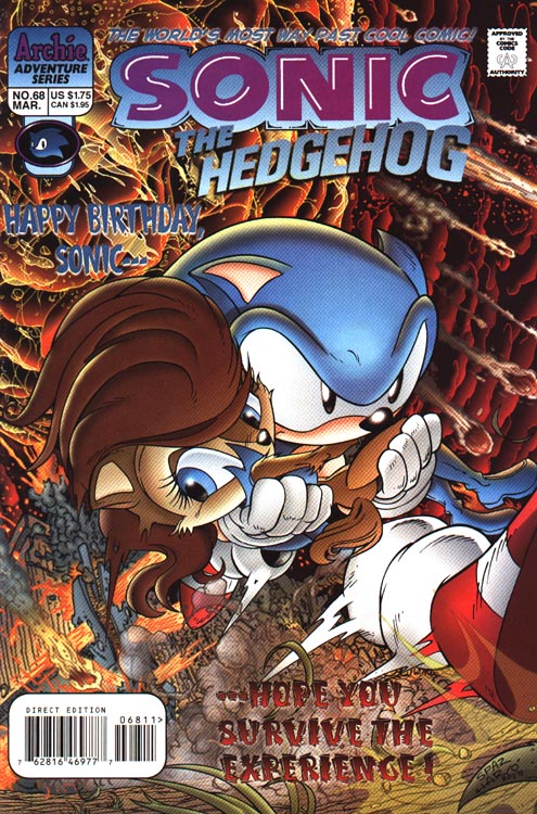 Archie Sonic The Hedgehog Issue 68 Mobius Encyclopaedia Fandom