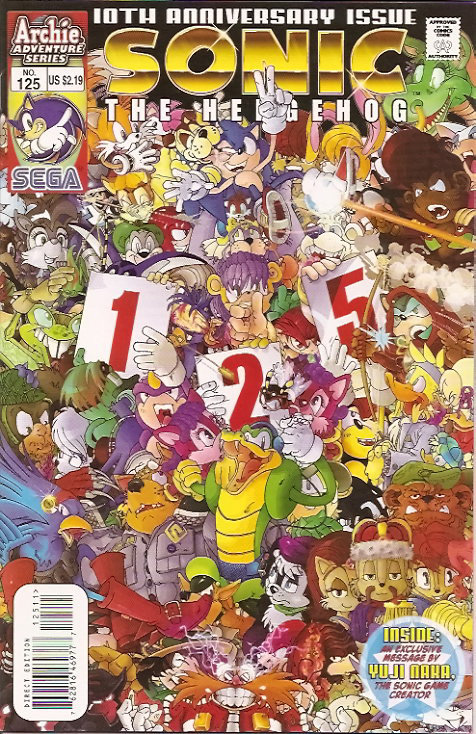 Archie Sonic the Hedgehog Issue 125 | Mobius Encyclopaedia | Fandom