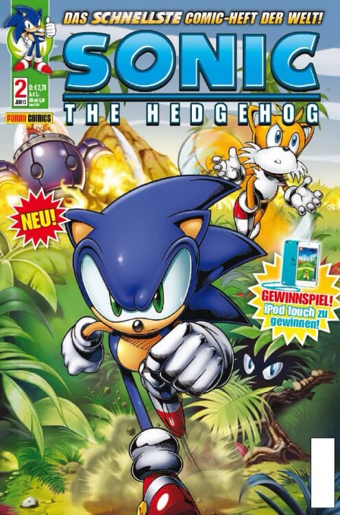 Panini Sonic the Hedgehog Issue 2 | Mobius Encyclopaedia | Fandom