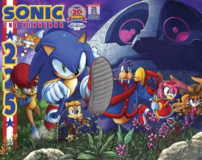 Archie Sonic the Hedgehog Issue 225 | Mobius Encyclopaedia | Fandom