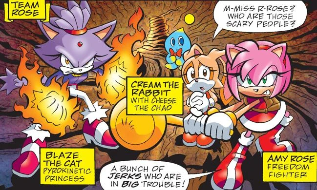 Team Rose | Mobius Encyclopaedia | Fandom