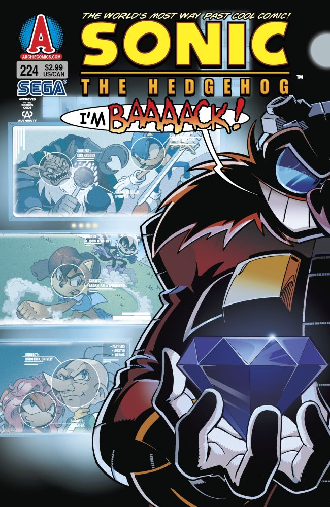 Archie Sonic the Hedgehog Issue 224 | Mobius Encyclopaedia | Fandom