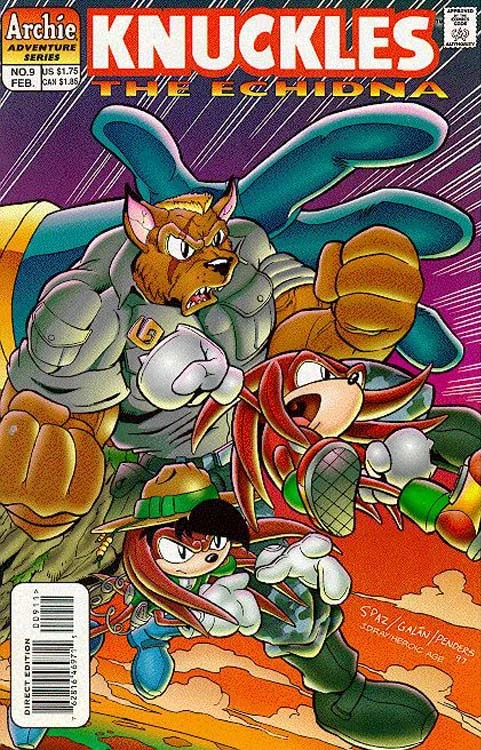 Archie Knuckles the Echidna Issue 9 | Mobius Encyclopaedia | Fandom