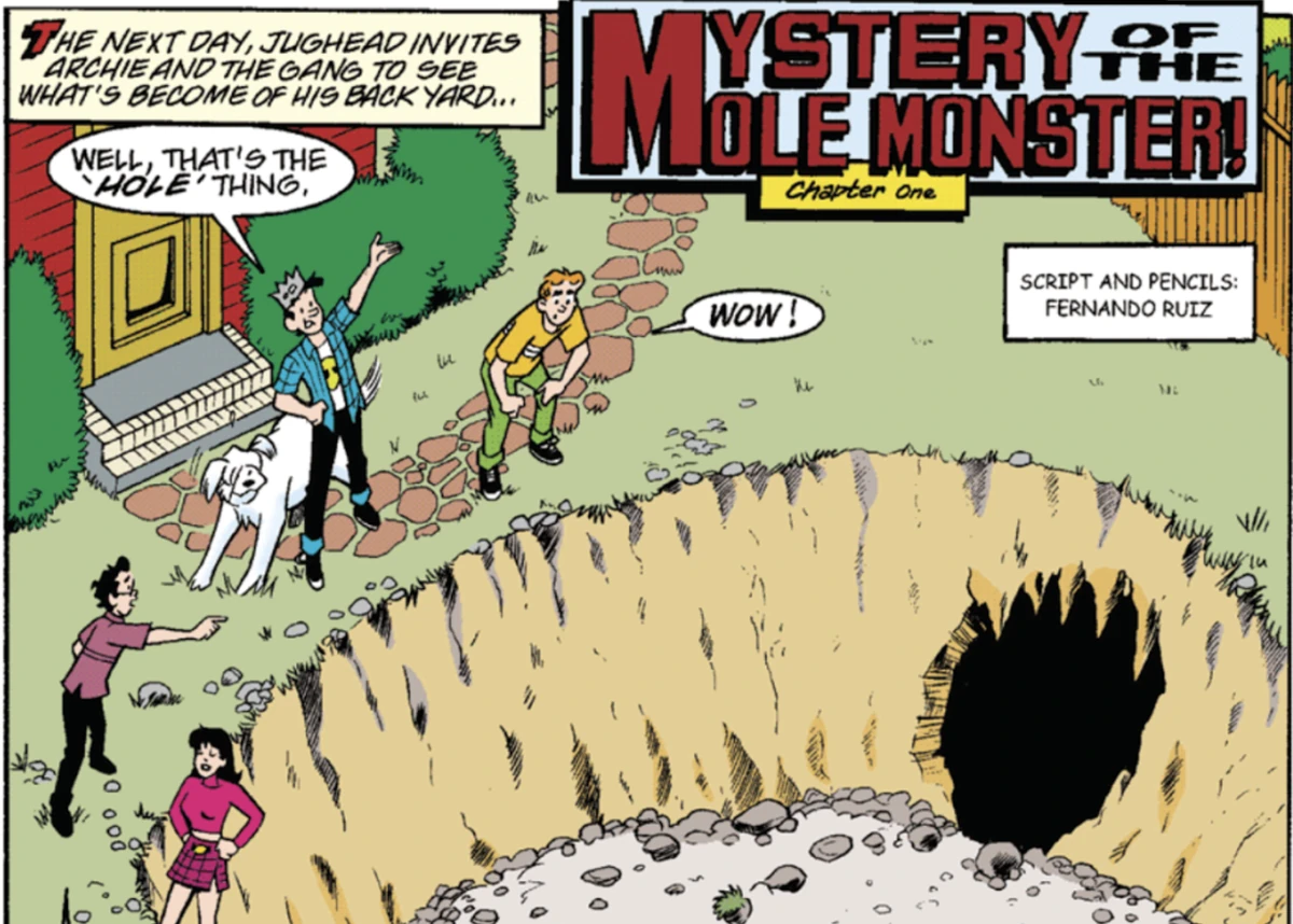 Mystery of the Mole Monster! | Archies weird mysteries Wiki | Fandom
