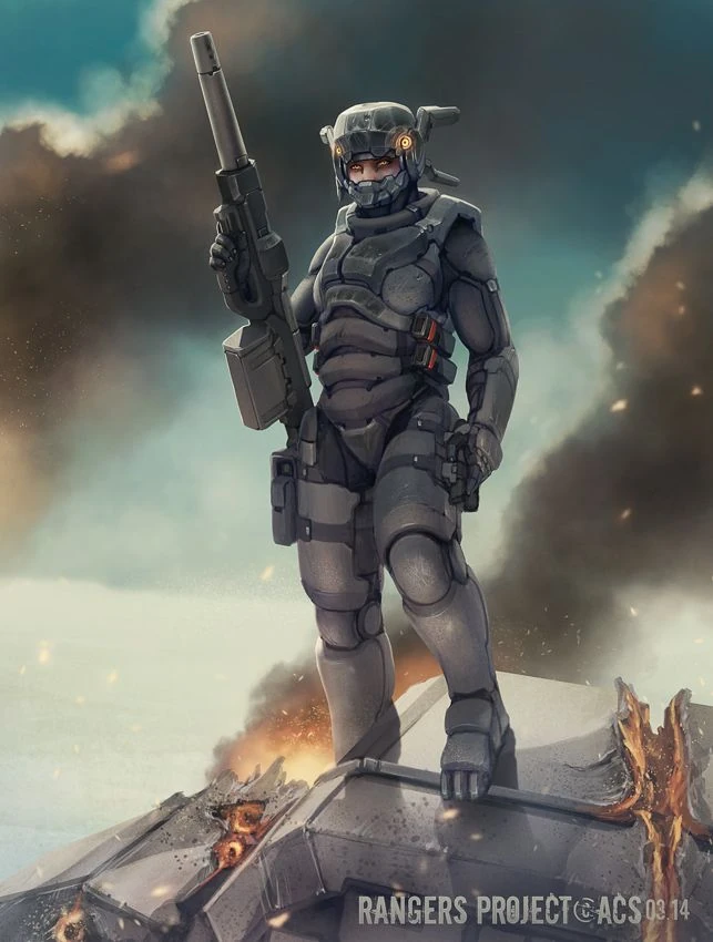 Laser Dark Army Soldier Demon Knight | Archive of the Celestial Han ...