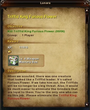 Triffid King Furious Flower | Archlord 2 Wiki | Fandom