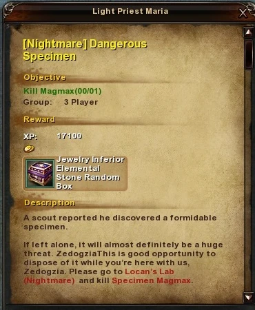 Nightmare Dangerous Specimen | Archlord 2 Wiki | Fandom