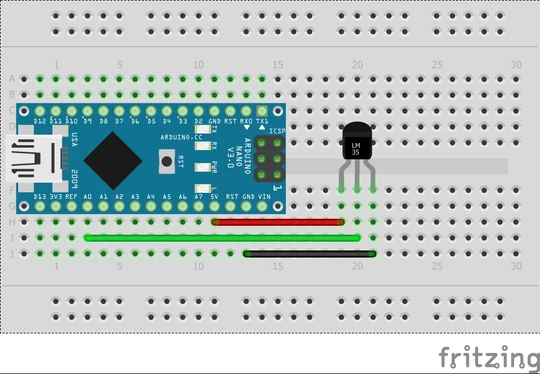 LM35 (Temperatuuri sensor) | Arduino Robootika Viki | Fandom