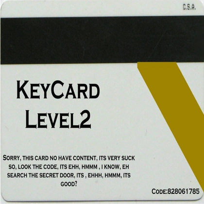 KeyCard Level 2 | Area 51: The Next Generation Wiki | Fandom