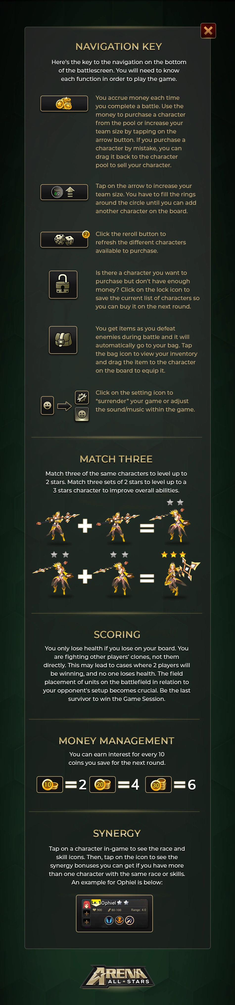 Quick Start Guide | Arena Allstars Wiki | Fandom