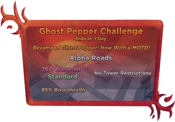 Ghost Pepper Challenge | ArenaTD Wiki | Fandom