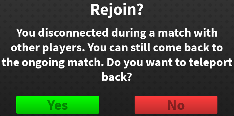 Match Rejoining | ArenaTD Wiki | Fandom