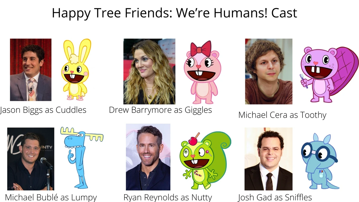 Happy Tree Friends: We’re Humans! | Arissa123's Happy Tree Friends ...