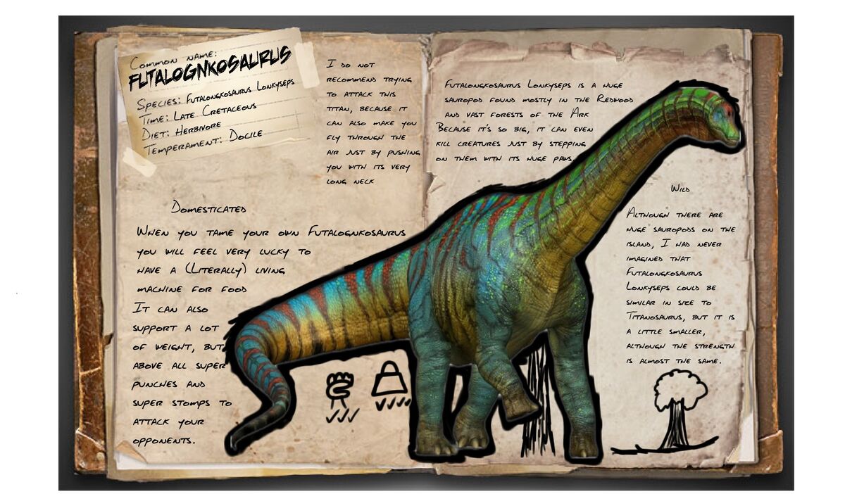 Futalongkosaurus Ark Survival Evolved Fanon Wiki Fandom