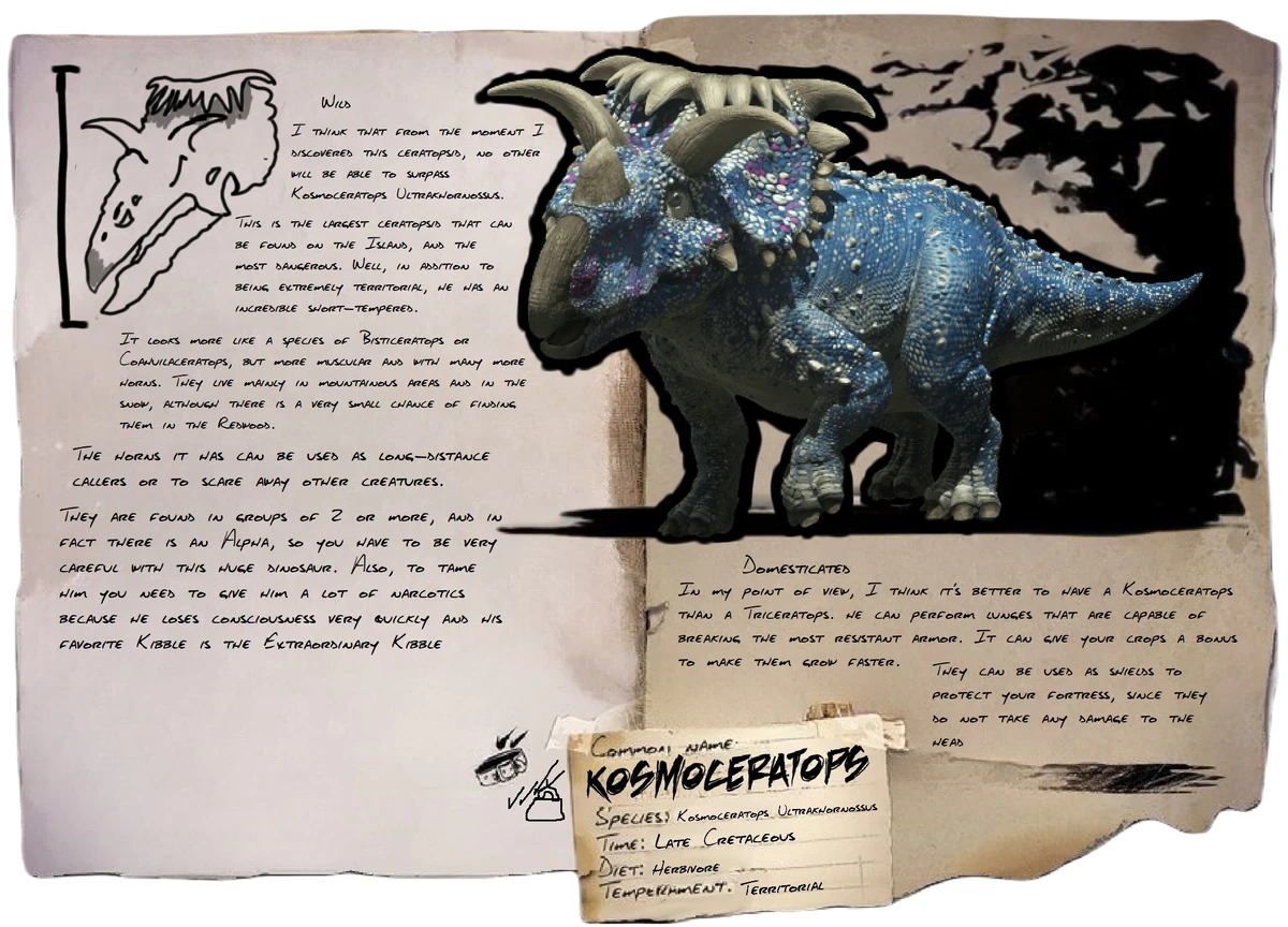 Kosmoceratops | Ark Survival Evolved Fanon Wiki | Fandom