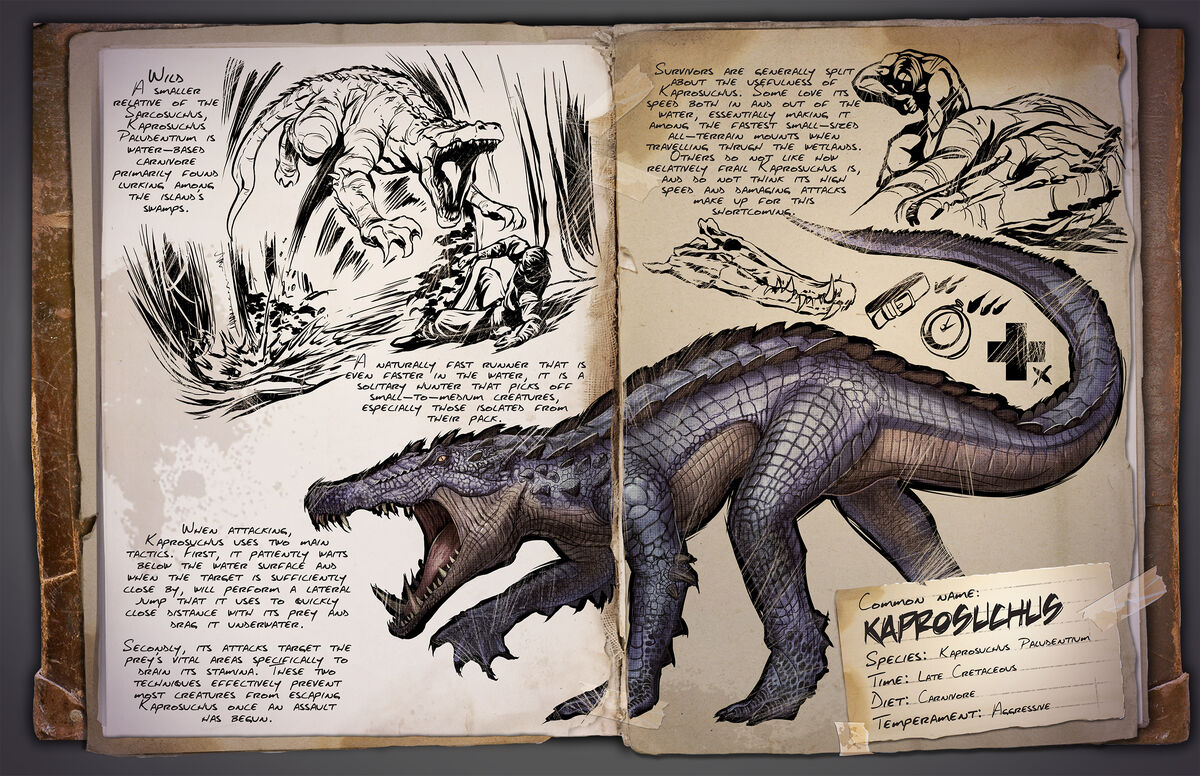 Kaprosuchus Ark Survival Evolved Wiki Fandom