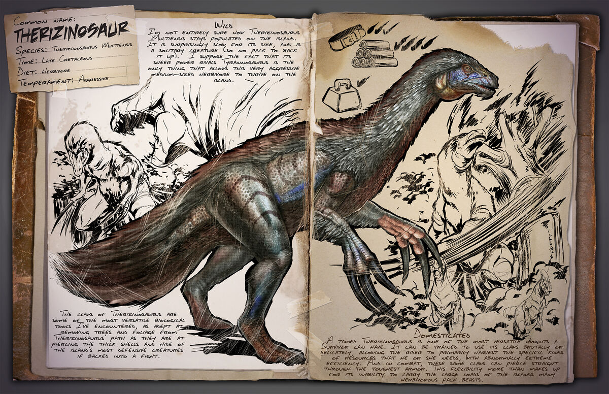 Therizinosaurus | ARK: Survival Evolved Wiki | Fandom
