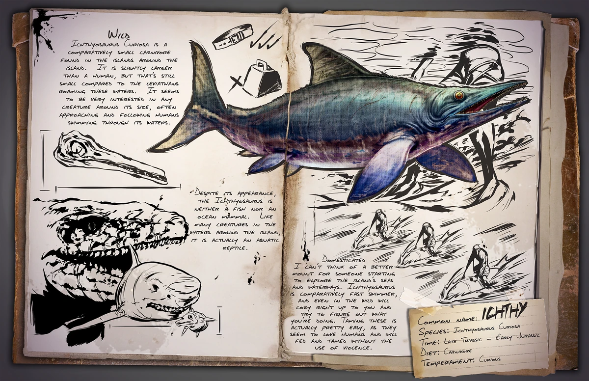 Ichthyosaur | Wikia Ark Survival Evolved | Fandom