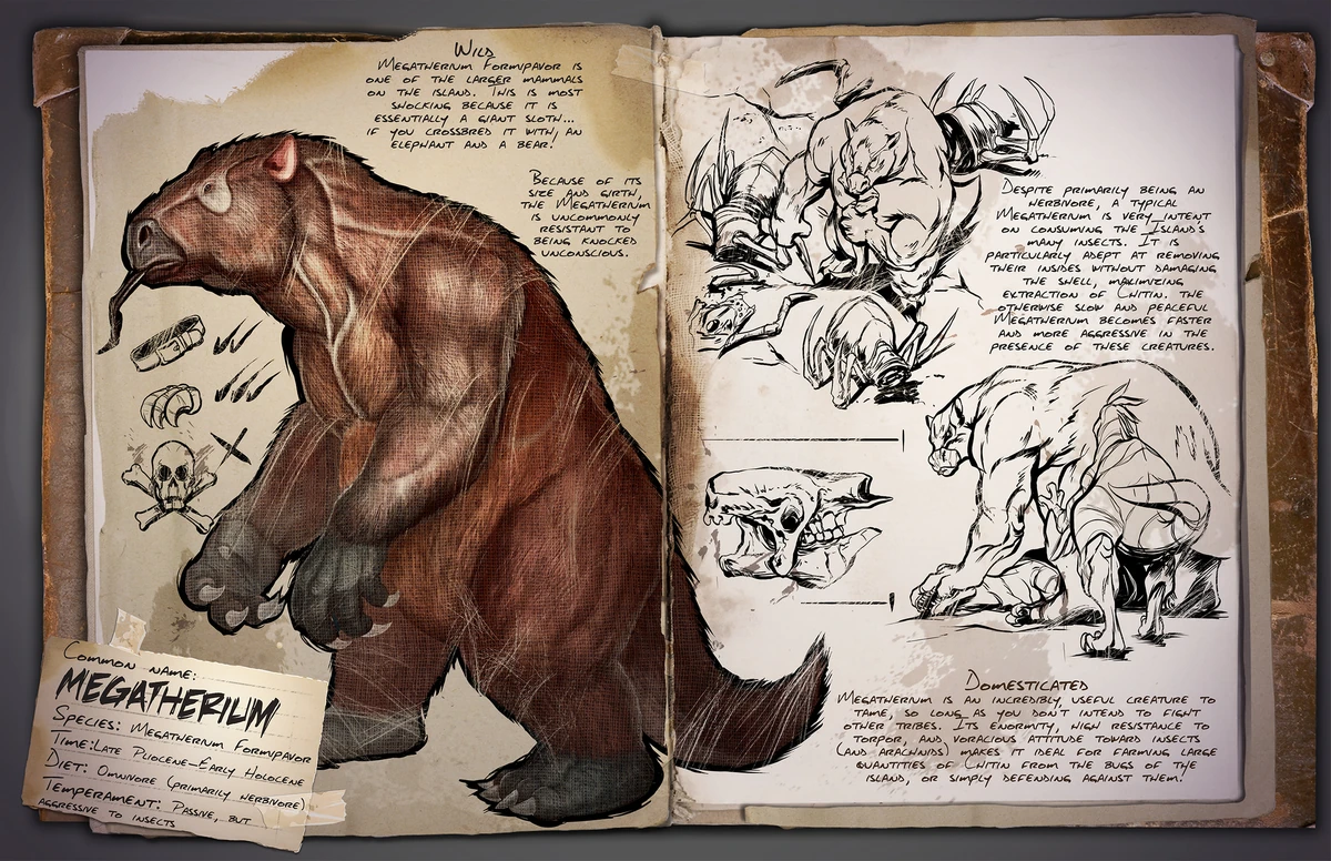 Megatherium | ARK: Survival Evolved Wiki | Fandom