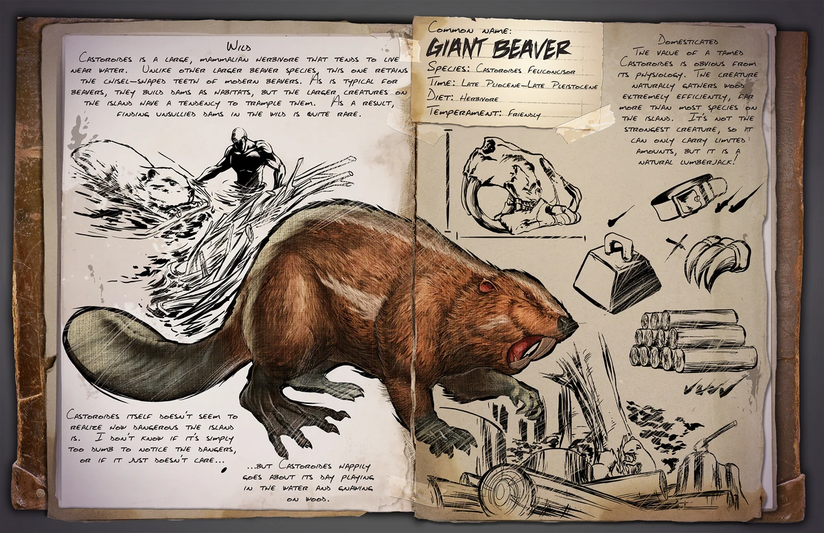 Castoroides | ARK: Survival Evolved Wiki | Fandom