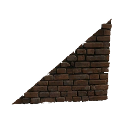 Sloped Brick Wall Left (Primitive Plus) | ARK: Survival Evolved вики ...