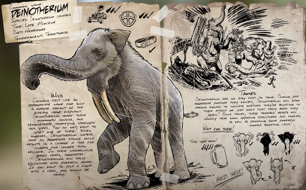 Deinotherium Wiki De Ark Survival Evolved