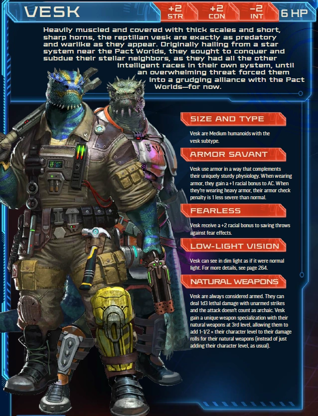 Vesk | Arkayove Dnd community | Fandom