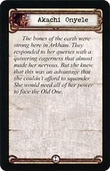 Akachi Onyele | Arkham Horror (Second Edition) Wiki | Fandom