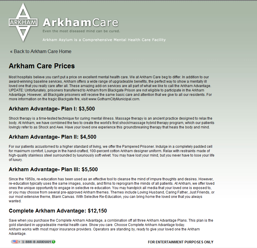 ArkhamCare | Arkham Wiki | Fandom