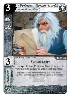 Professor George Angell | Arkham Horror Files Wiki | Fandom